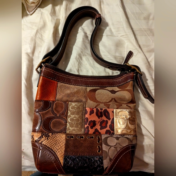 Coach | Bags | Authentic Coach Animal Print Purse | Poshmark